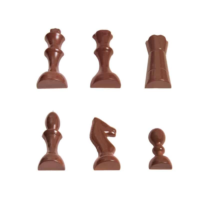 Stampo 16 cioccolatini Pedine Scacchi in Policarbonato | su Foralco.it