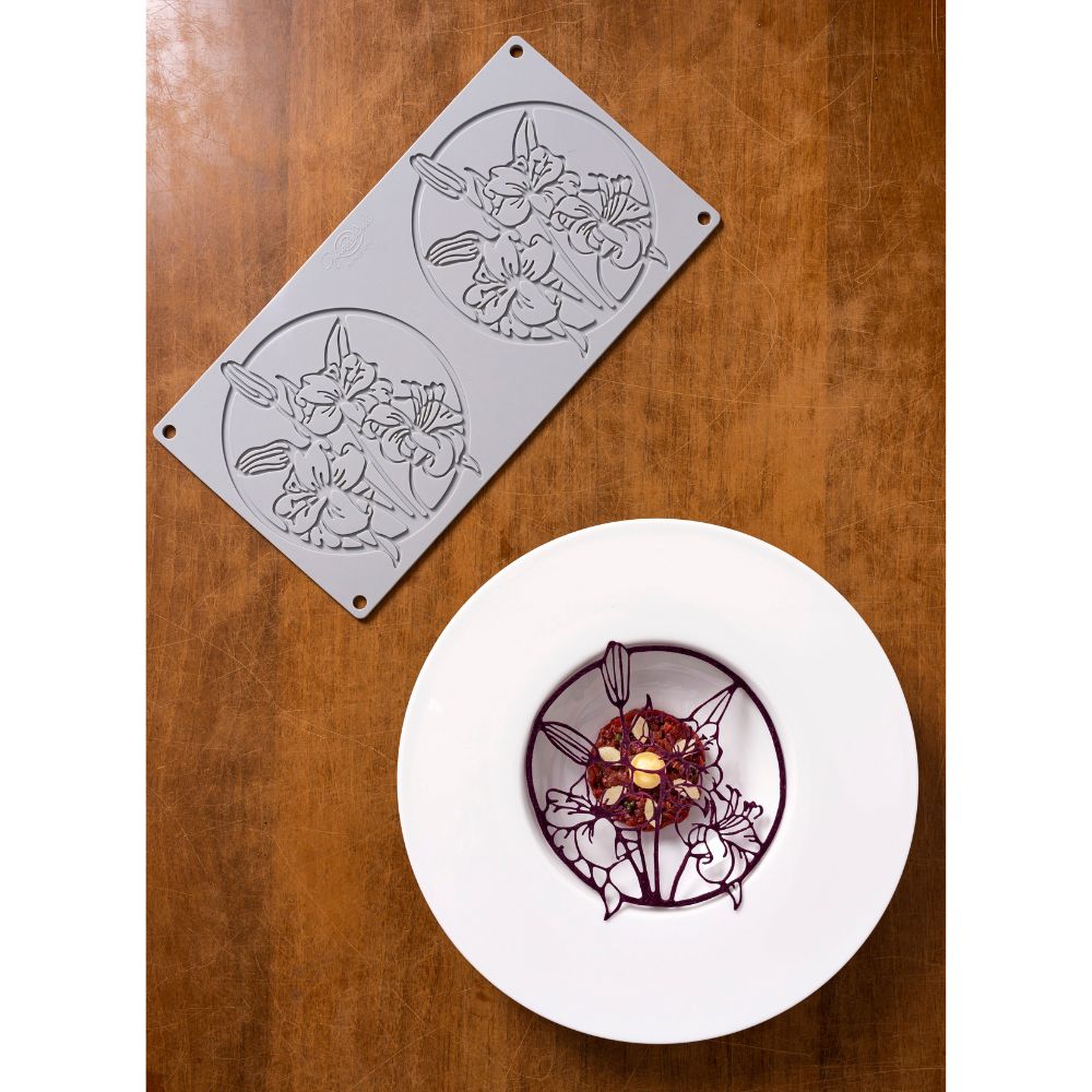 Stampo in Silicone Floreale GG075S Pavoni - Foralco
